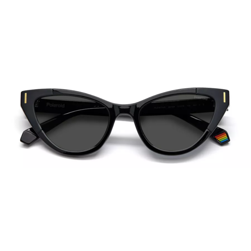 Солнцезащитные очки Polaroid PLD 6174/S 807 M9 - Женские черные очки ...